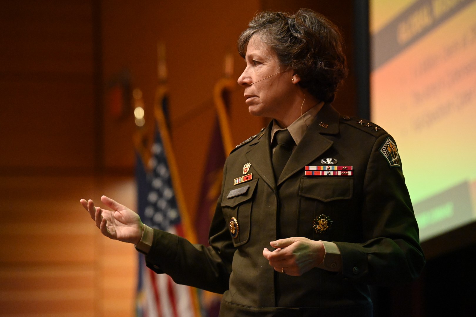 Norwich University hosted LTG Maria Barrett, Commanding General, United ...